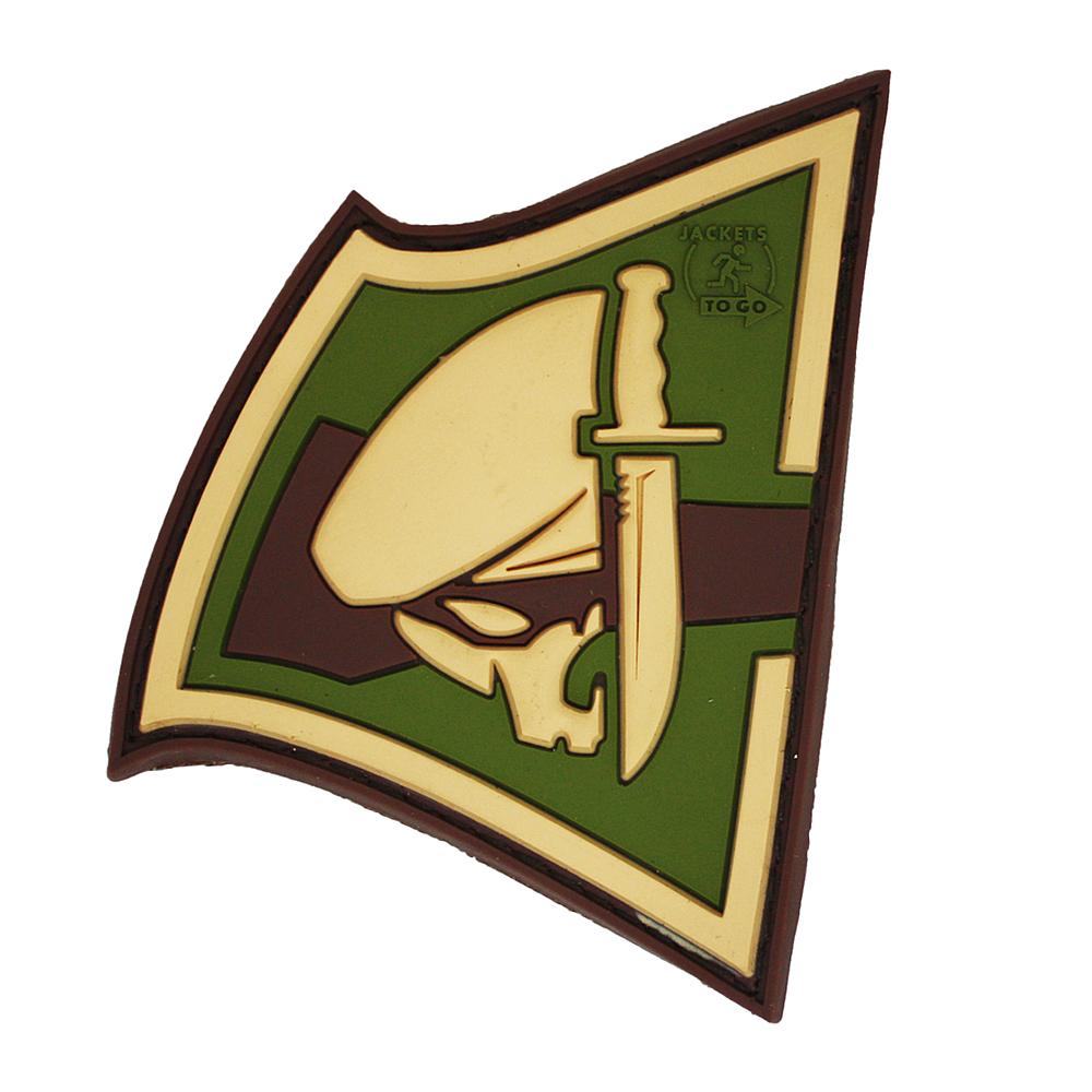 Patch Airsoft Rebel Skull (Noir)