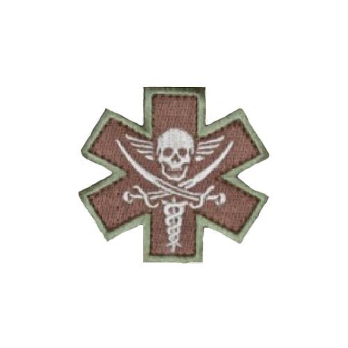 Patch Airsoft Tactical Medic Pirate desert