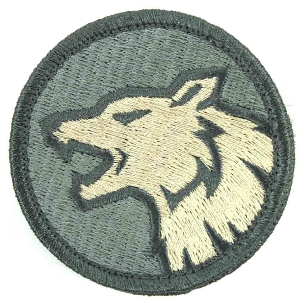 Patch Airsoft Wolf Head multicam
